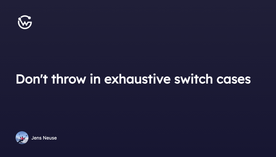 Why You Should Avoid Exhaustive Switch Case In Api Clients Wundergraph