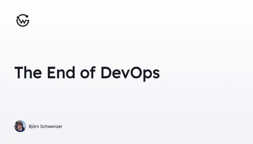 The End of DevOps - WunderGraph