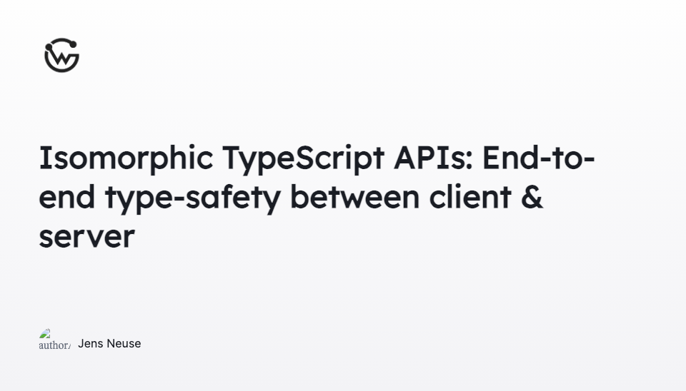 Build end-to-end typesafe APIs on any backend - WunderGraph
