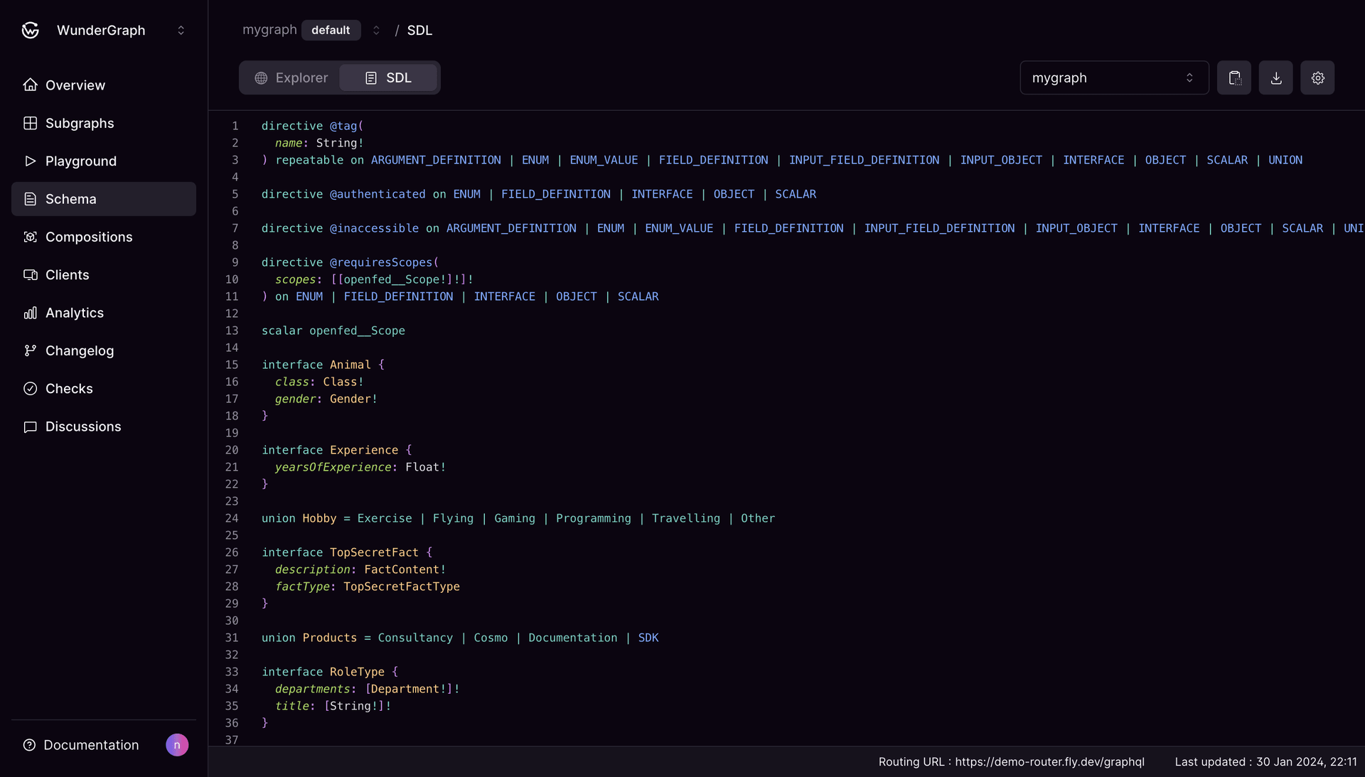WunderGraph Cosmo Features - WunderGraph
