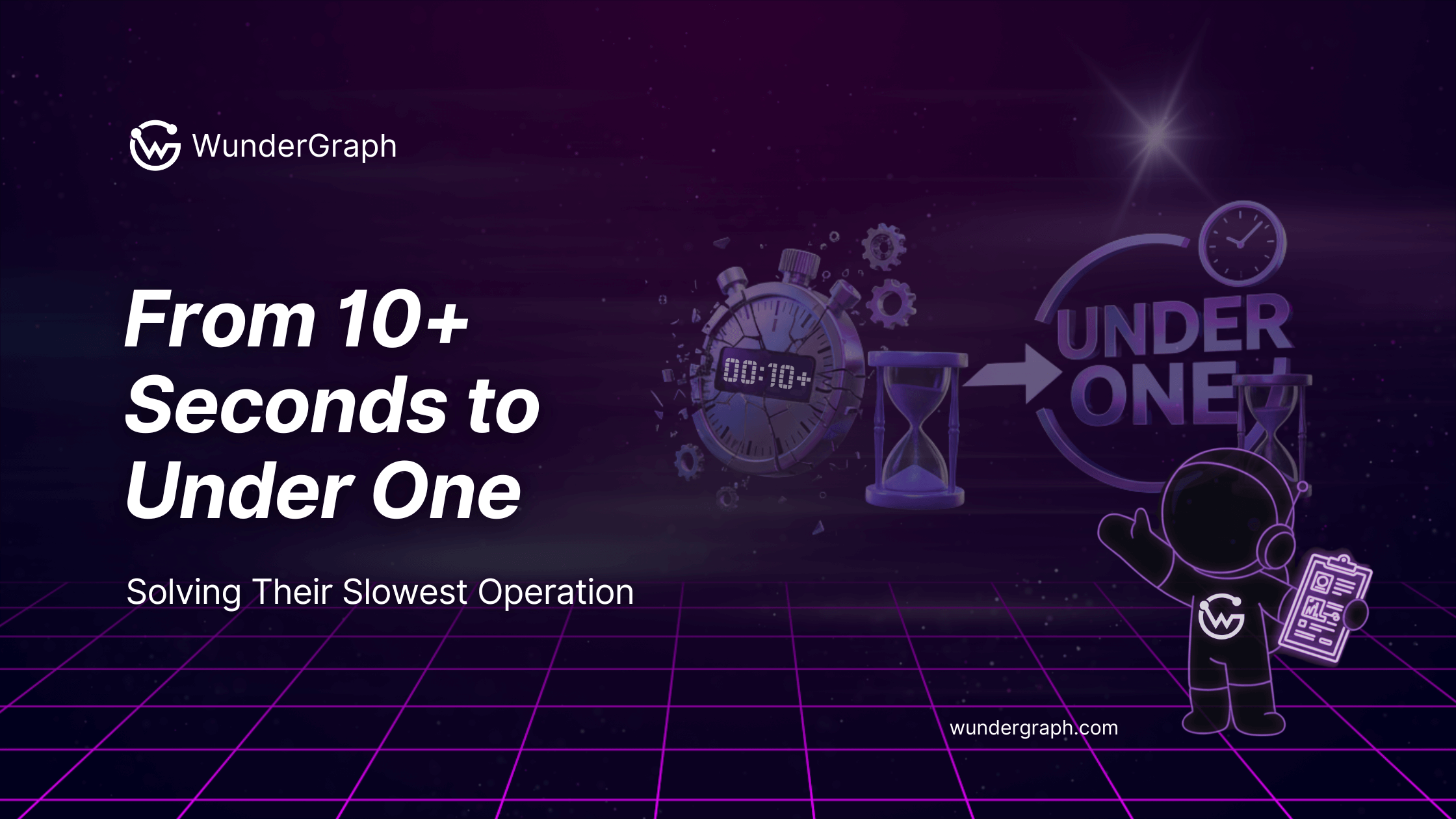 From 10+ Seconds to Under One: Solving Their Slowest Operation - WunderGraph